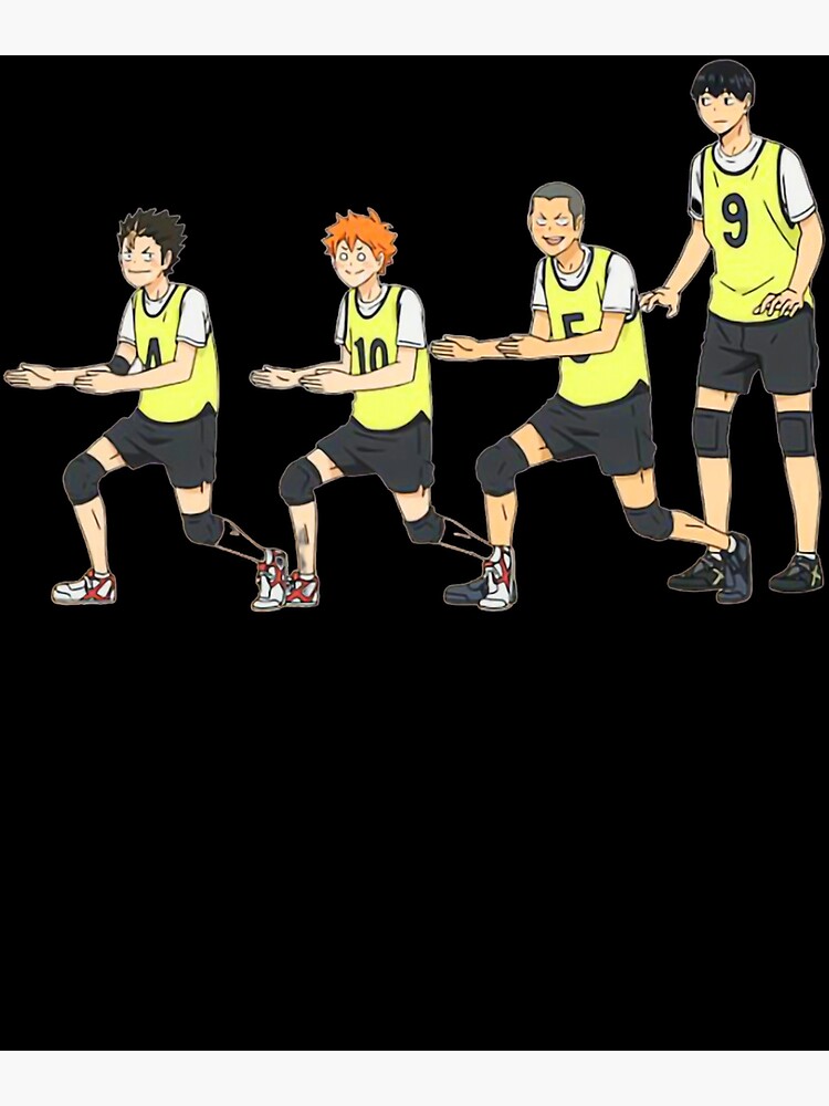 "Haikyuu meat is god" Poster for Sale by Amandeeyers | Redbubble