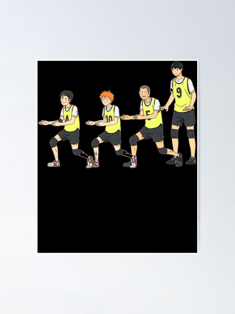 "Haikyuu meat is god" Poster for Sale by Amandeeyers | Redbubble
