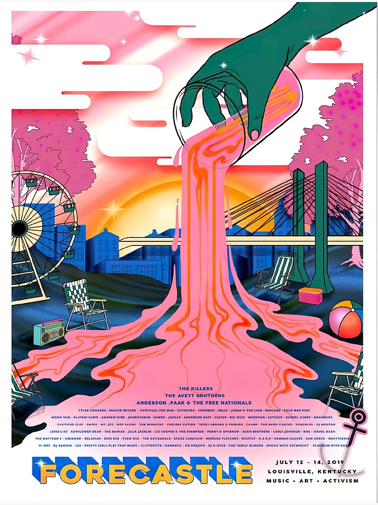 "Forecastle Music Festival 2019" Poster for Sale by siegmundb | Redbubble