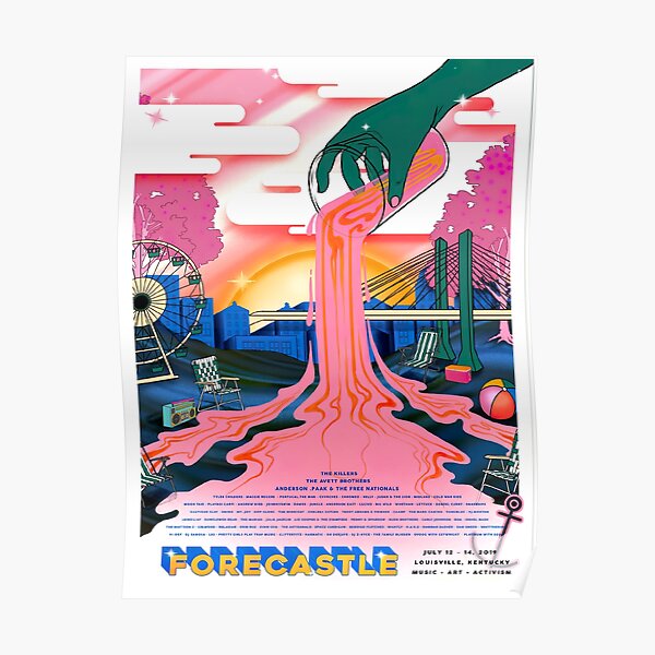 "Forecastle Music Festival 2019" Poster for Sale by siegmundb | Redbubble