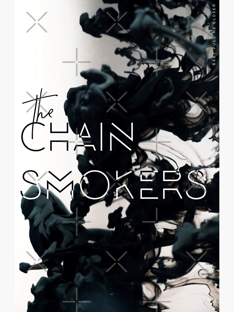 "The Chainsmokers" Sticker for Sale by FernandoPlourde | Redbubble