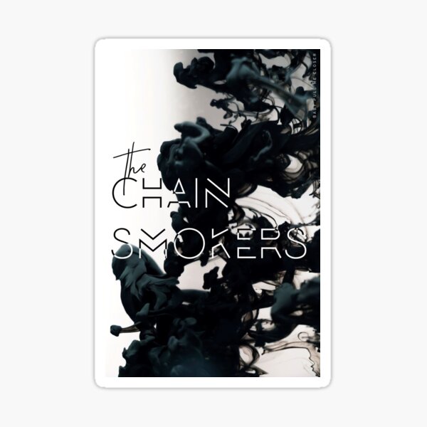 "The Chainsmokers" Sticker for Sale by FernandoPlourde | Redbubble