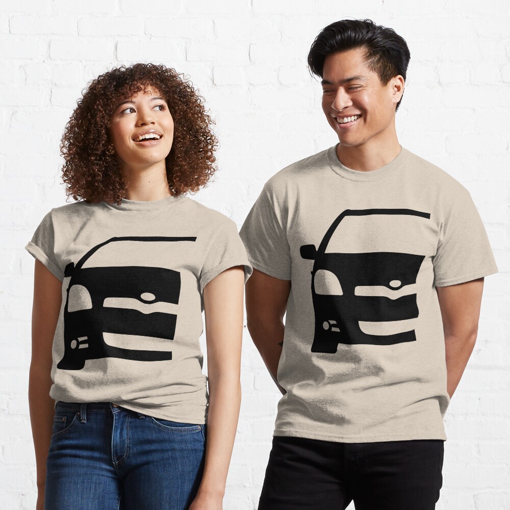 "Toyota Yaris Vitz Platz Echo 1999-2003 black silhouette" Sticker for ...