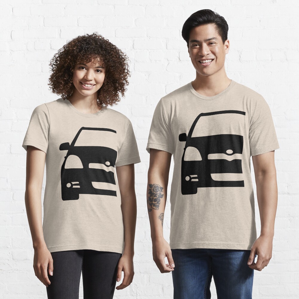 "Toyota Yaris Vitz Platz Echo 1999-2003 black silhouette" Sticker for ...