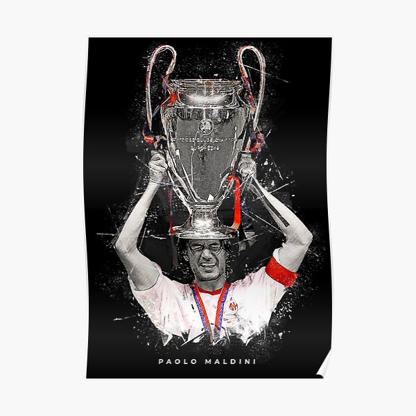"Paolo Maldini Art" Poster for Sale by tonifaris | Redbubble