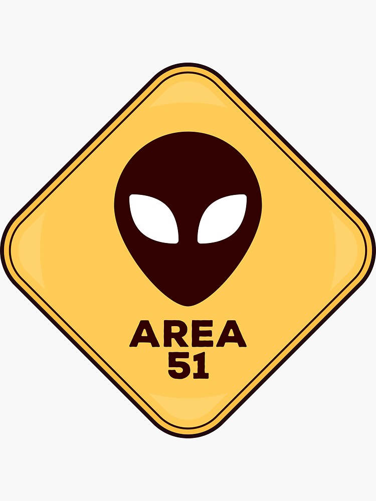 "Area 51 - Vector Graphics - Illustration Art" Sticker by VizcwntGFX ...