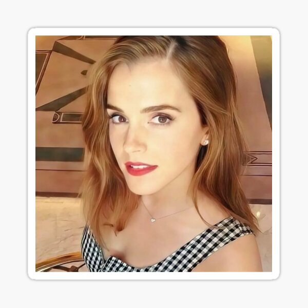 "Graphic Emma Watson Funny Gifts Boy Girl" Sticker for Sale by ...