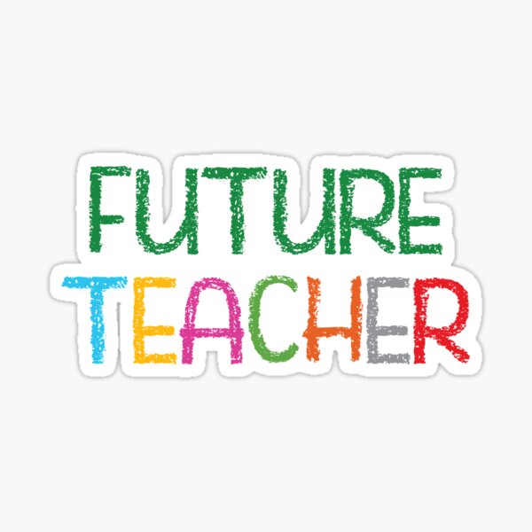 " Future Teacher for light color" Sticker for Sale by koonam | Redbubble