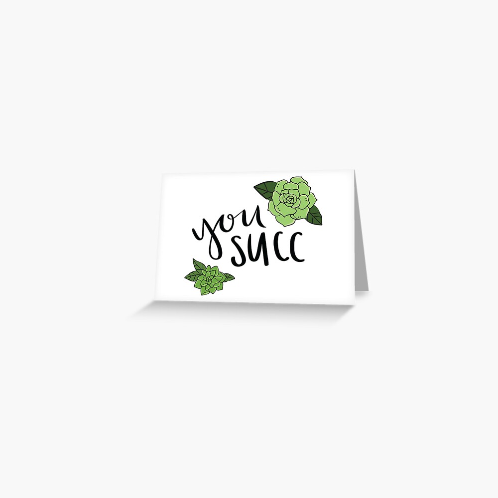 "YOU SUCC " Sticker for Sale by amandaspac | Redbubble