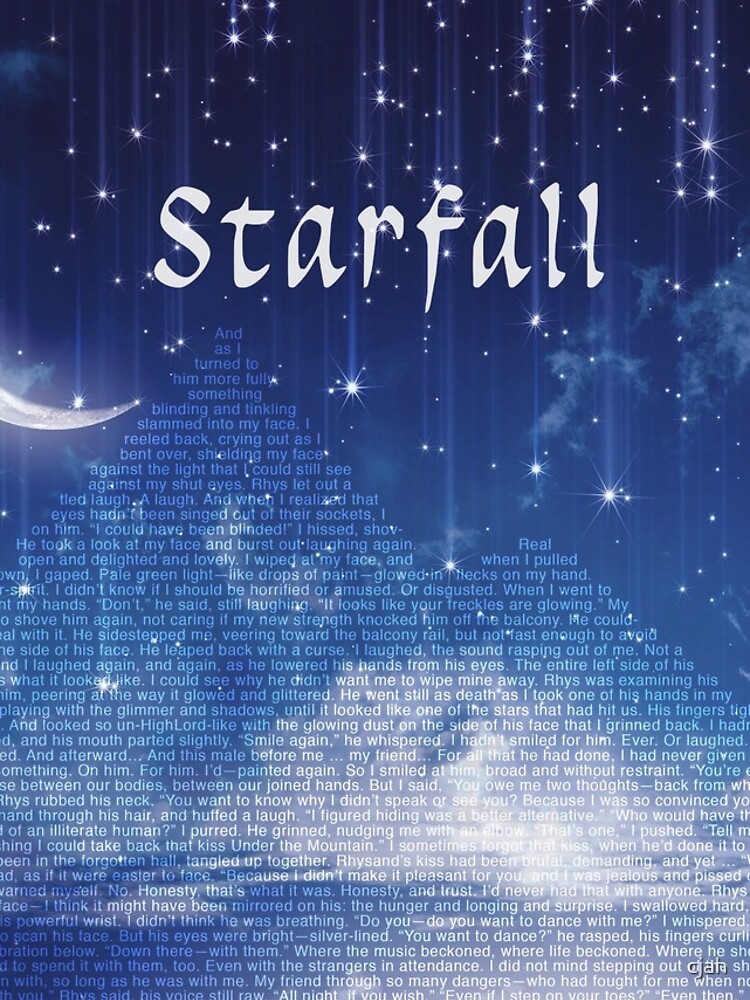 "ACOMAF Starfall Scene (text)" iPhone Case for Sale by cjah | Redbubble