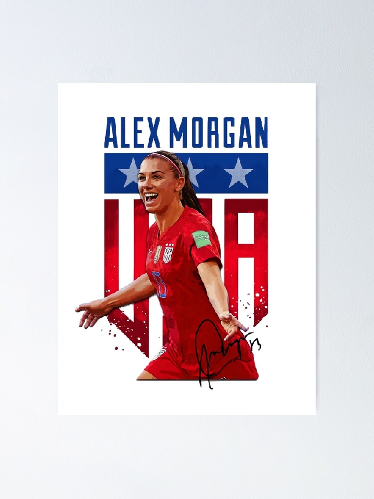 "Alex Morgan Art" Poster for Sale by hasnamichael | Redbubble