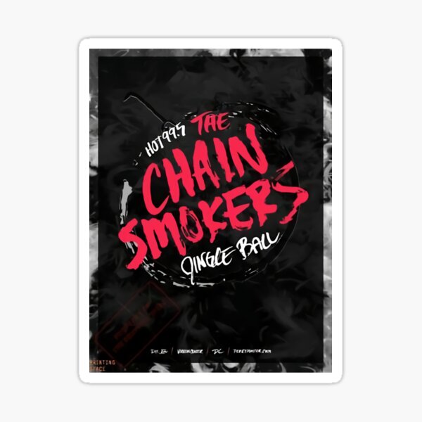 "The Chainsmokers" Sticker by barbarafritz49 | Redbubble