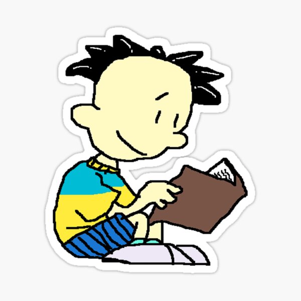 "Big Nate " Sticker for Sale by ArielWo | Redbubble
