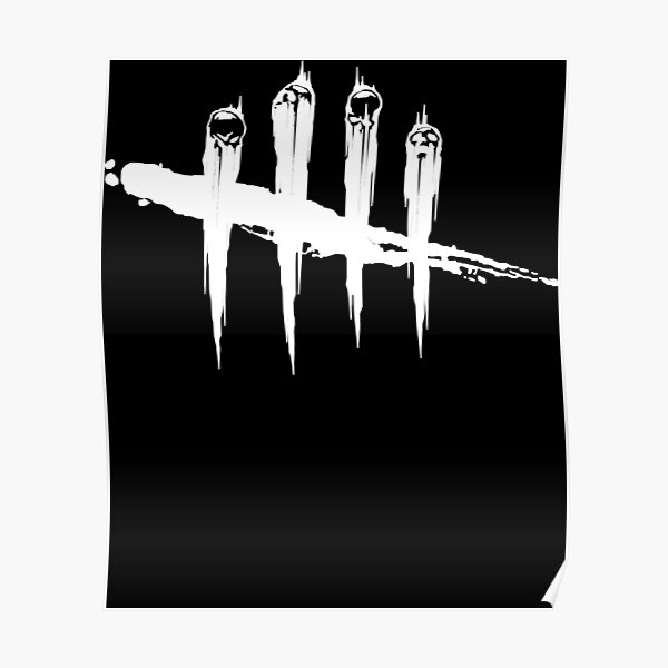 "Dead by daylight logo" Poster for Sale by lelandperry | Redbubble
