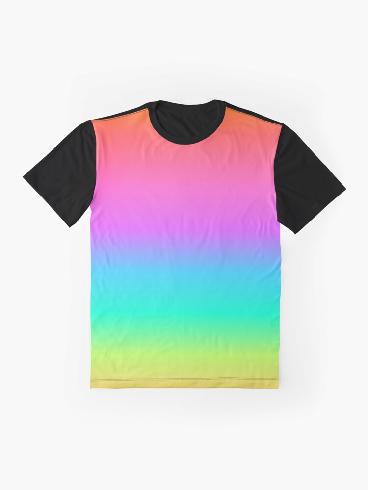 "Pastel Rainbow Gradient" T-shirt for Sale by julieerindesign ...