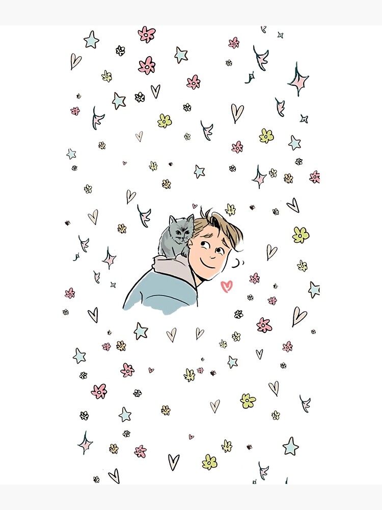 "Heartstopper pattern flower star " Art Print for Sale by CarolBakker55 ...