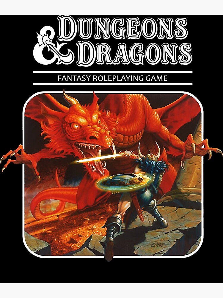 "Dungeons And Dragons Fantasy Roleplaying Game" Poster for Sale by ...