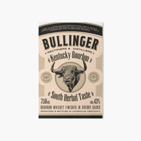 "Bullinger Whiskey Lable" Art Board Print by dmitrysytnikov | Redbubble