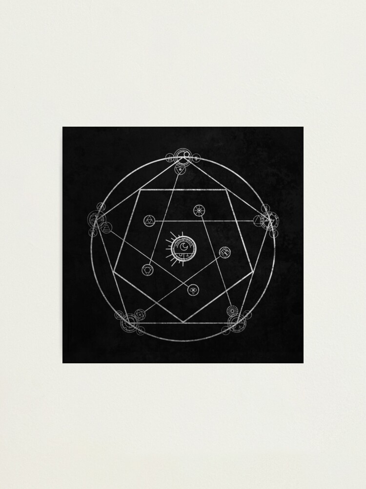 Lámina fotográfica «Círculo de transmutación inversa» de Karnoffel ...