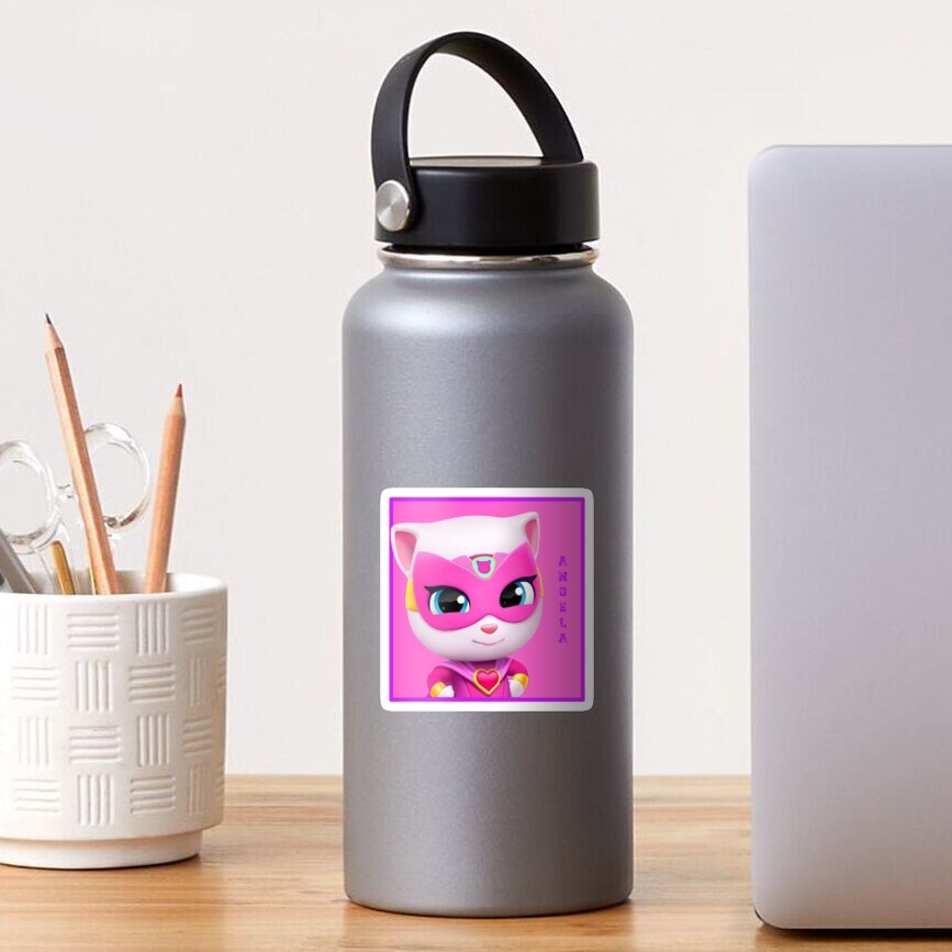 "my Talking Angela " Sticker by FlandersAS | Redbubble