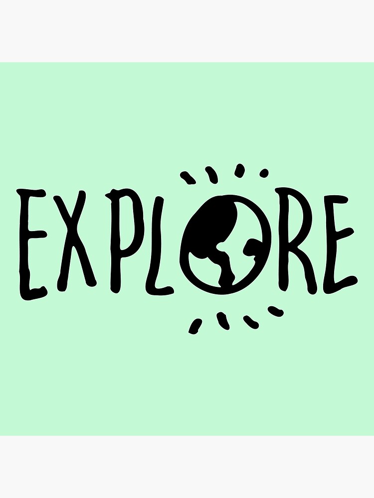 "Explore Sticker by Lincung Stock" Poster for Sale by Vcaramell | Redbubble