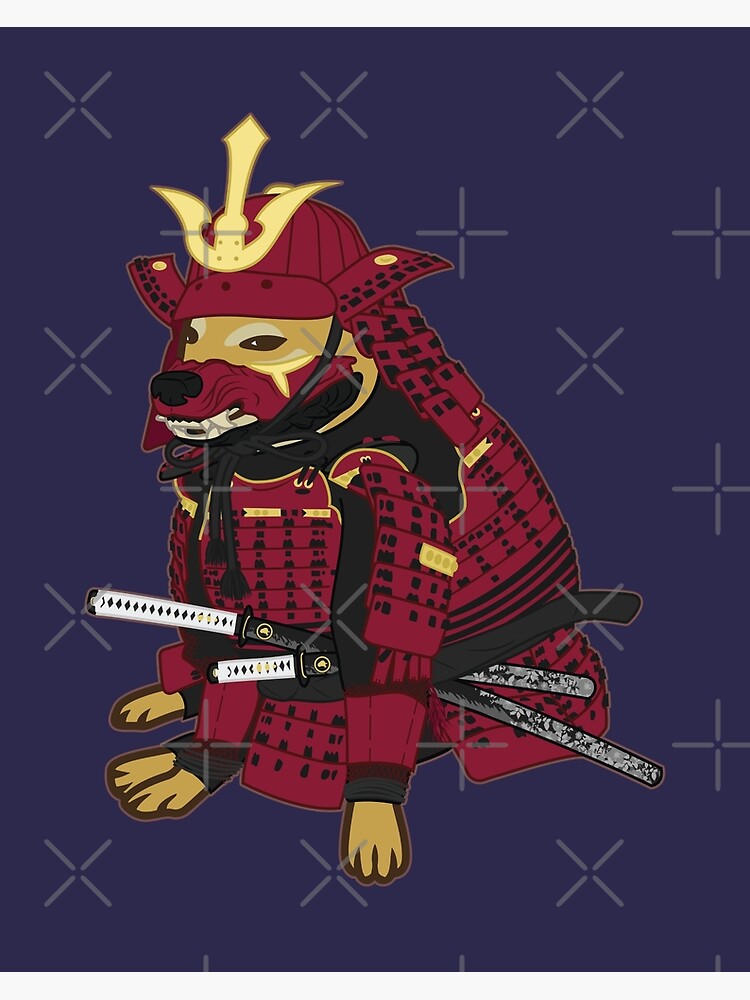 "Samurai Cheems" Poster for Sale by Rzera- | Redbubble