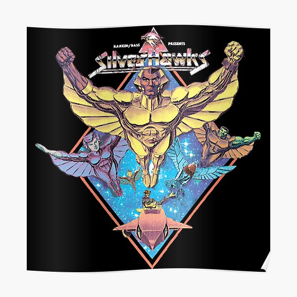 "Vintage SilverHawks " Poster for Sale by Labeart2800 | Redbubble
