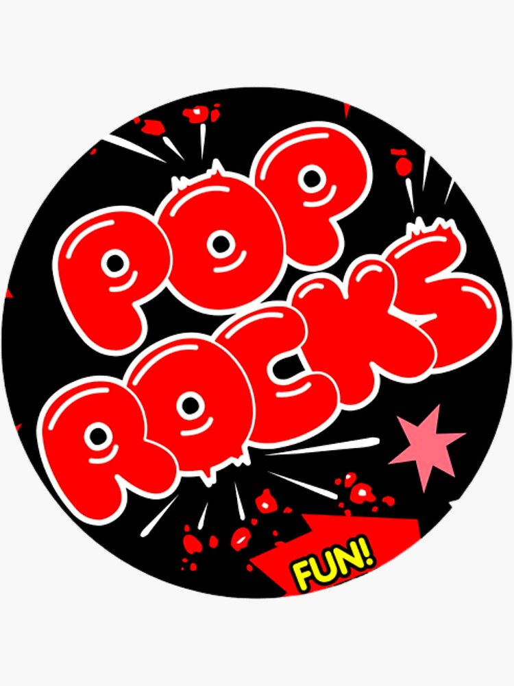 "Pop Rocks Candy" Sticker for Sale by Trendy Design | Redbubble