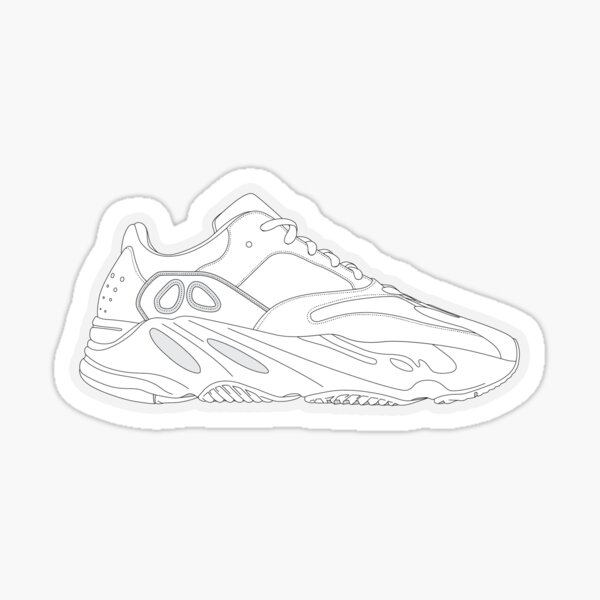 "Adidas Yeezy - 700 Wave Runner" Sticker for Sale by thedirtycity ...