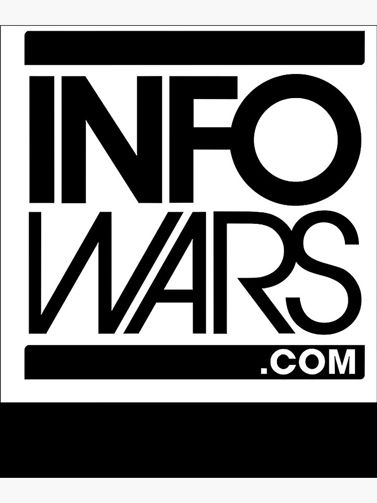 "Info Wars Dot Com Logo" Poster for Sale by ashleevasquez | Redbubble