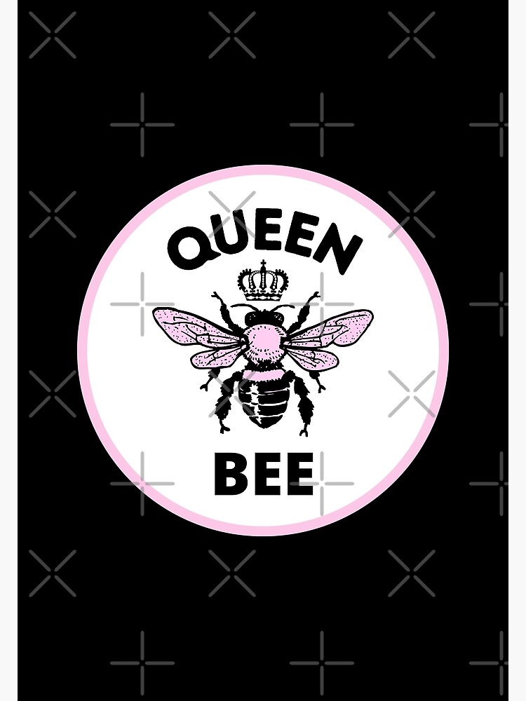 "Pink Queen Bee " Poster for Sale by LitRags | Redbubble