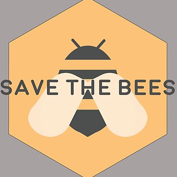 "Save the Bees" Sticker for Sale by tylerqbush | Redbubble