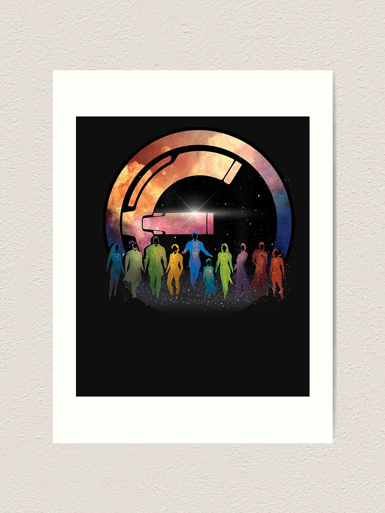 "Eternals Logo Immortal Beings Cosmic Silhouettes " Art Print for Sale ...