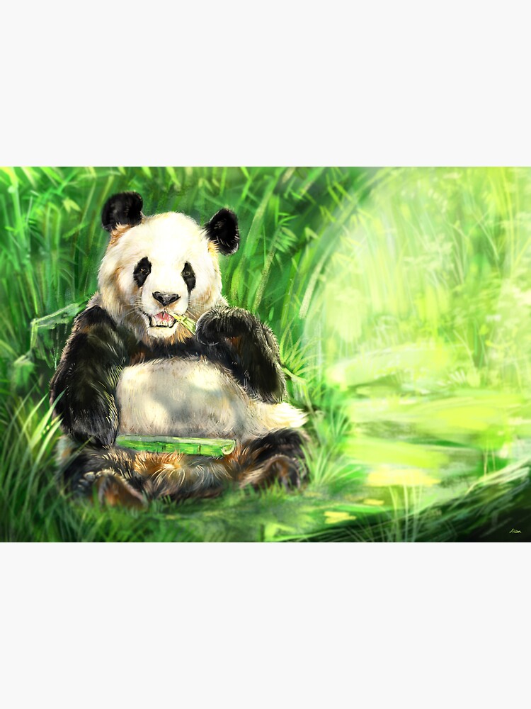 "Giant Panda" Sticker for Sale by alandodrawing | Redbubble
