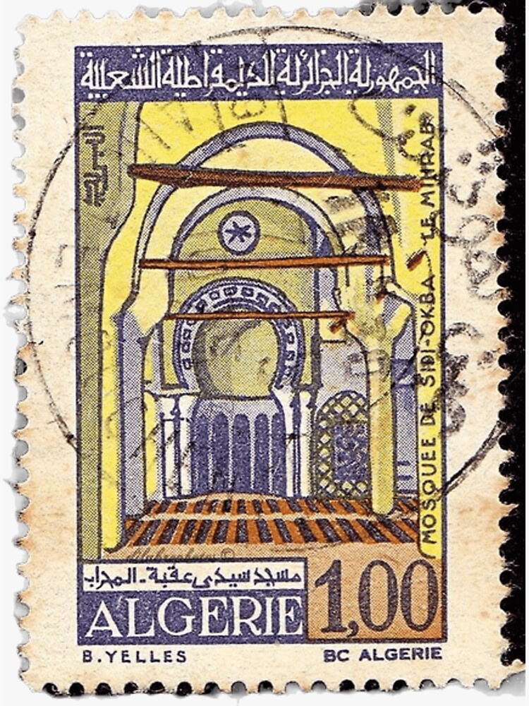 "algerian postage stamp" Sticker by LoveYourself23 | Redbubble