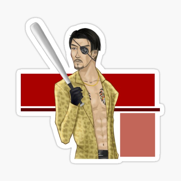 "Majima Goro" Sticker for Sale by Ezarel | Redbubble