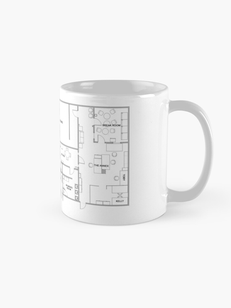 "The Office Floor Plan" Coffee Mug for Sale by panos1994 | Redbubble