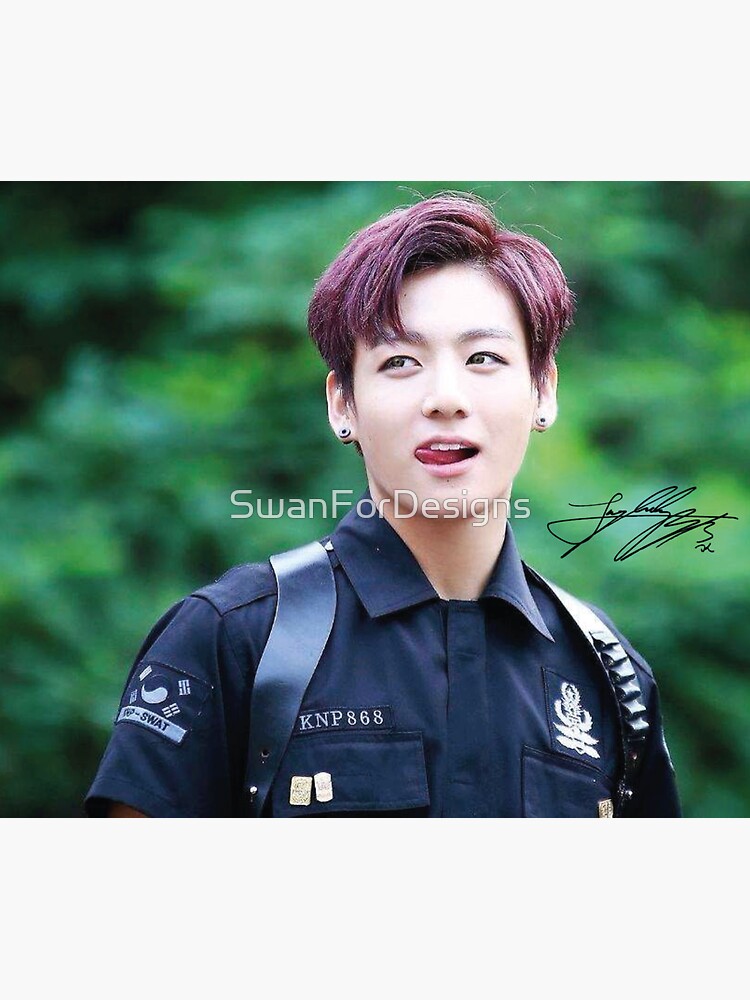 "BTS Jung Kook" Sticker for Sale by SwanForDesigns | Redbubble