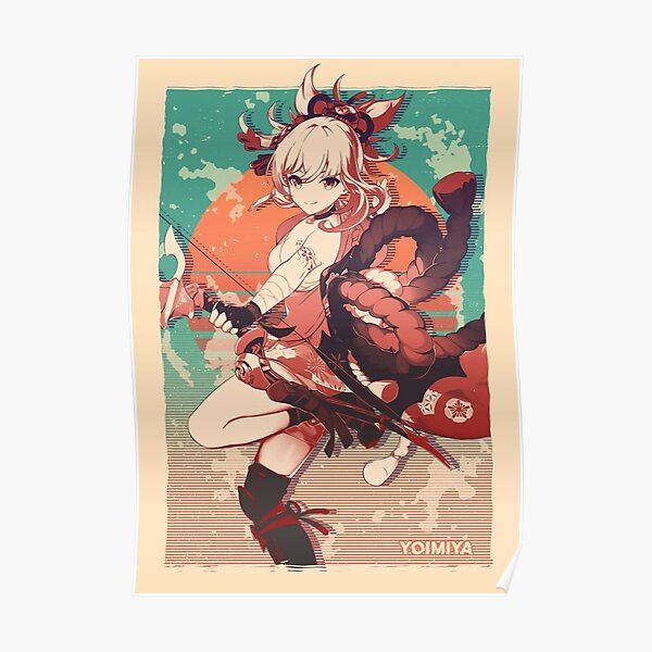 "Genshin Impact Yoimiya" Poster for Sale by I-Lov3-Anime | Redbubble