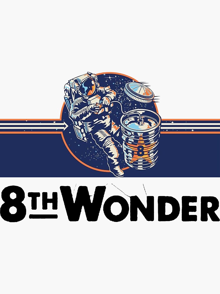 "8th Wonder Brewing" Sticker for Sale by ConstantinoTees | Redbubble