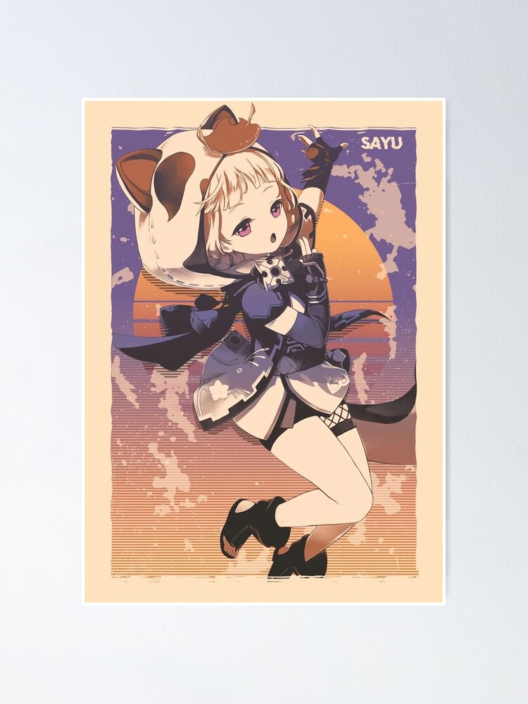"Genshin Impact Sayu" Poster by I-Lov3-Anime | Redbubble