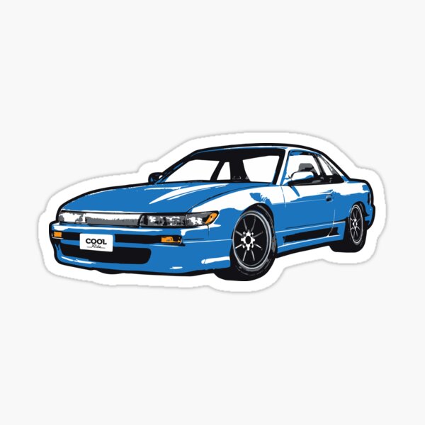 "Blue 90s NS" Sticker for Sale by CoolRide | Redbubble