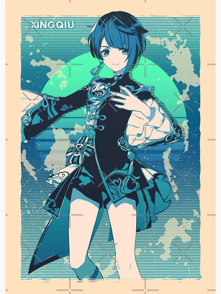 "Genshin Impact Xingqiu" Sticker by I-Lov3-Anime | Redbubble