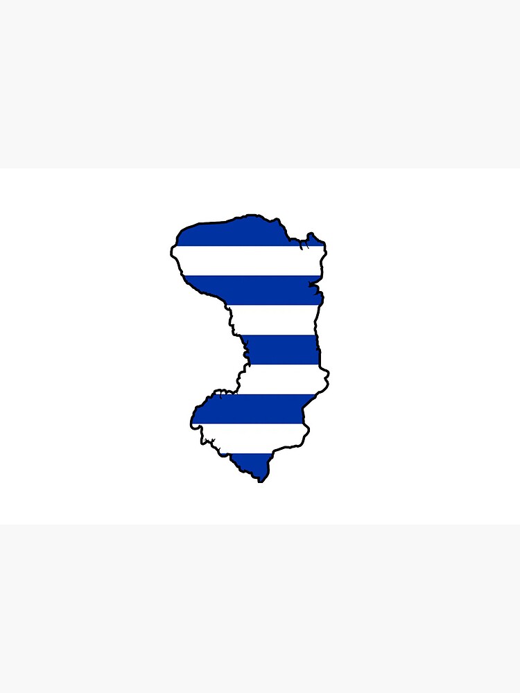 "Chios Greek Island Greece Map Χίος, Ελλάδα Blue White Greek Flag Black ...