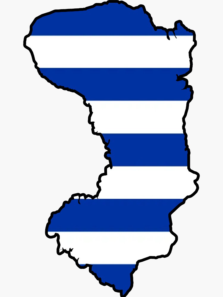 "Chios Greek Island Greece Map Χίος, Ελλάδα Blue White Greek Flag Black ...