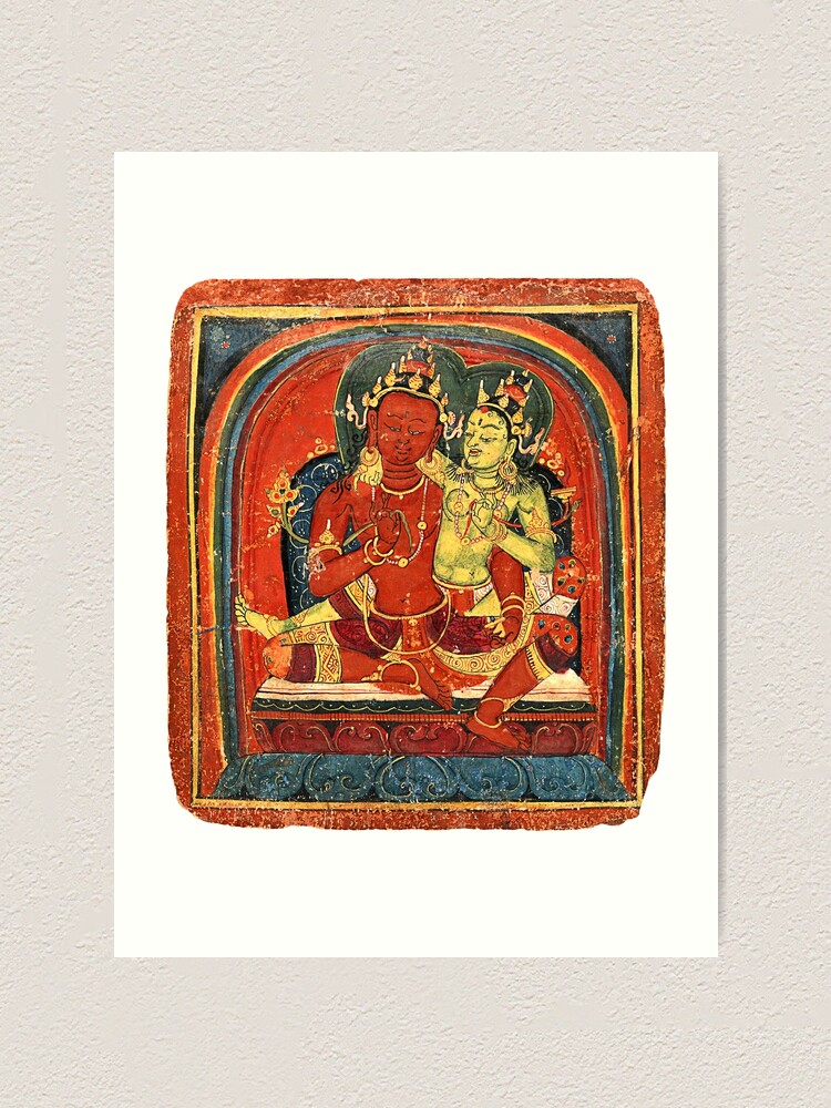"Tibetan Bodhisattva Samantabhadra Buddha Tsakali Card 15th century ...