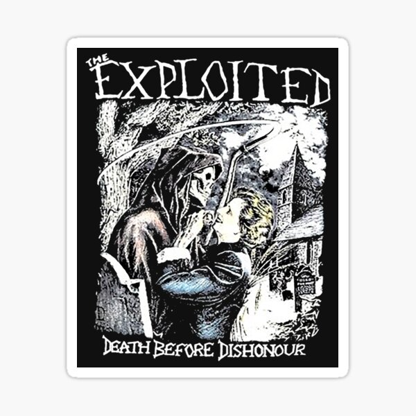 "Best the exploited" Sticker by gmiddlehurst3d | Redbubble