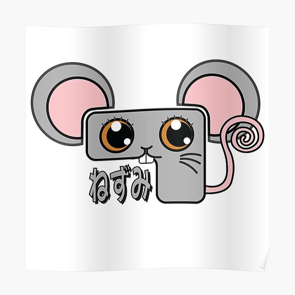 "Mouse, Cute Mouse, Manga, Anime" Poster for Sale by jhojho | Redbubble
