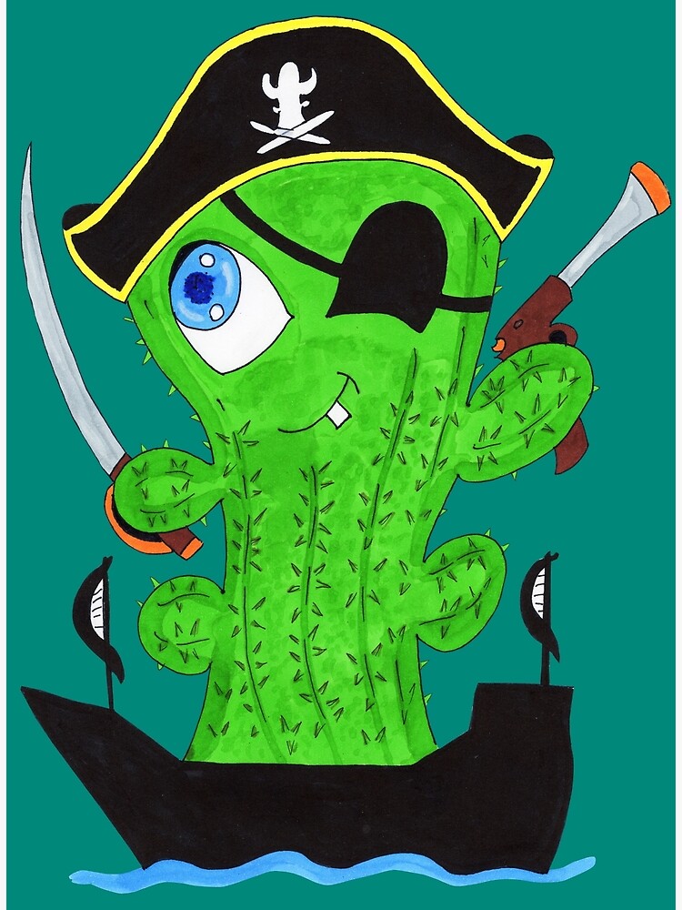 "Cactus Pirate" Poster for Sale by FilMate | Redbubble