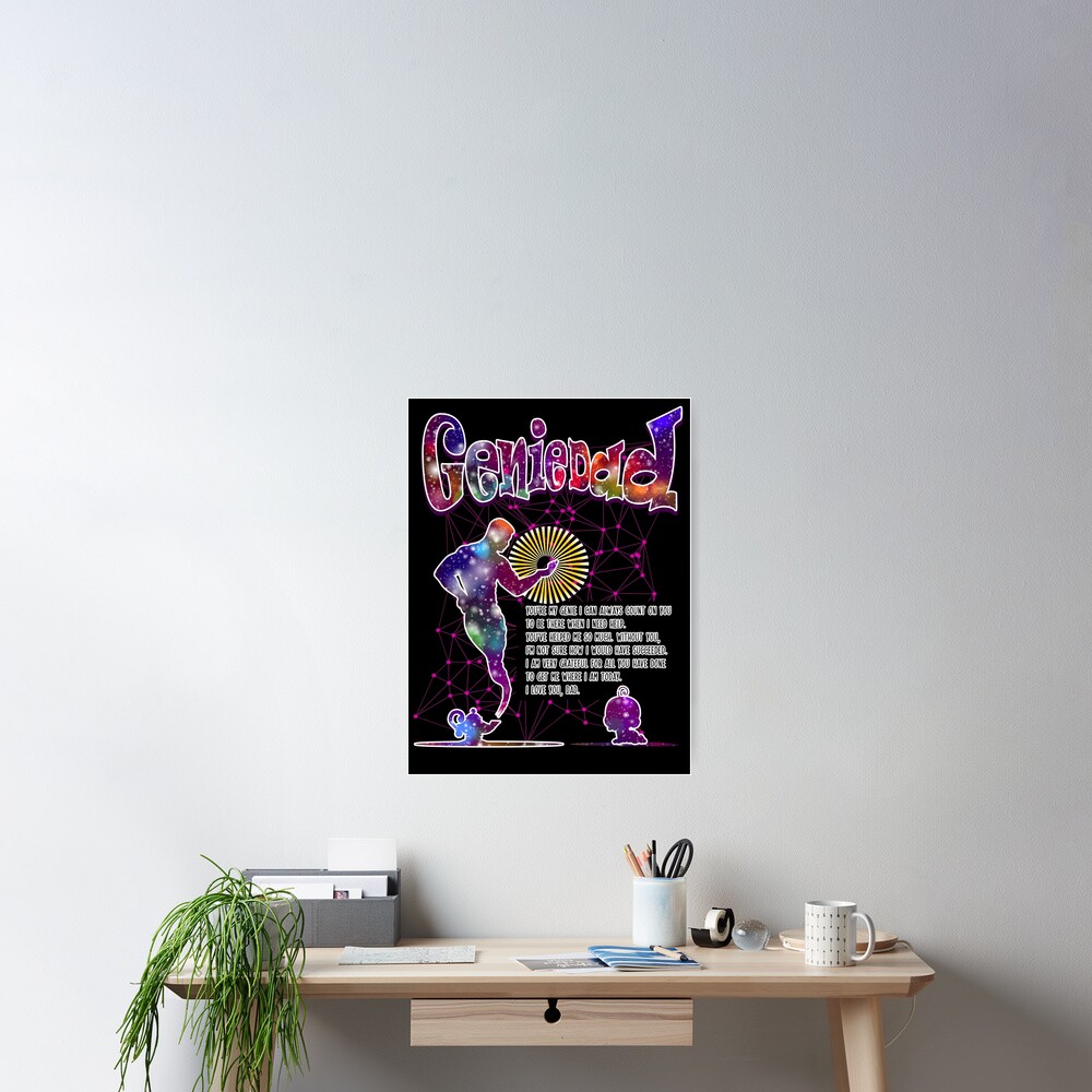 Póster «Genie Dad (BR),Eres mi genio. Siempre puedo contar contigo para ...
